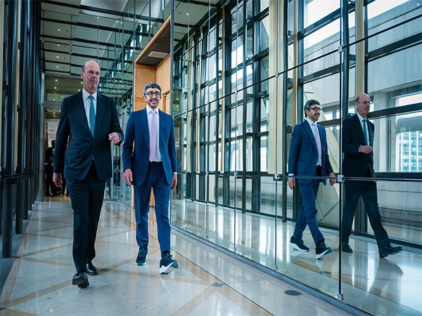 UAE Foreign Minister Abdullah bin Zayed, French Minister of Economy ...