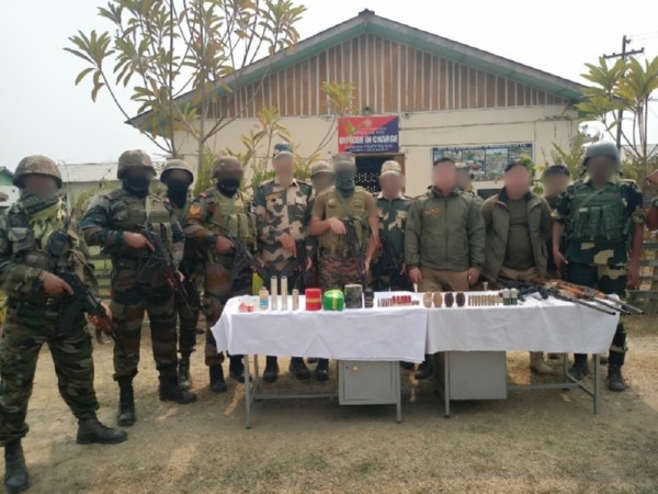 Manipur: Security forces recover arms, ammunition, explosives in joint ...