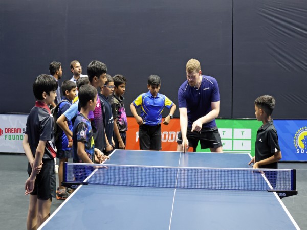 "Professional setup trains young athletes to handle pressure", German ...