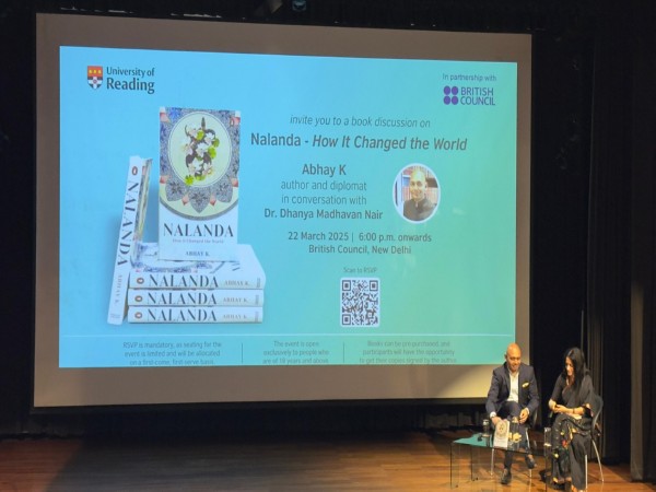 British Council hosts discussion on Abhay K's book "Nalanda: How it ...