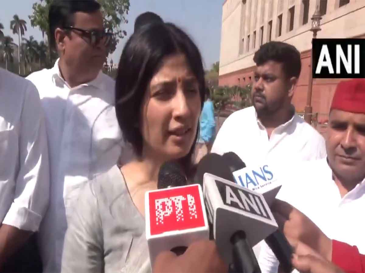 SP MLA Dimple Yadav blames BJP Govt for Attack on MP's residence