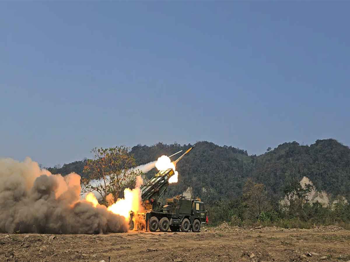 Indian Armed Forces conduct tri-services Exercise Prachand Prahar