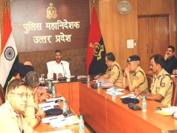 Uttar Pradesh DGP Prashant Kumar holds review meeting in view of the ...
