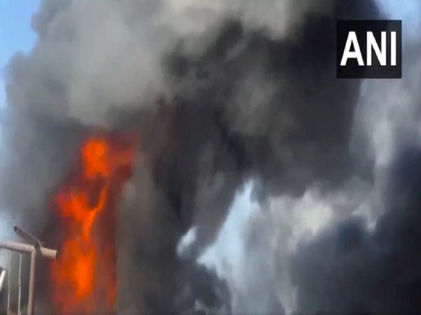 Noida: Massive blaze breaks out in Surajpur factory, firefighters attempt to control