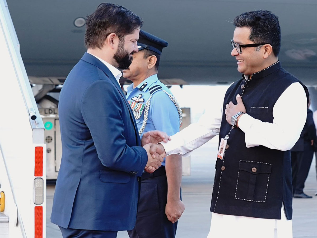 Chile's President Gabriel Boric arrives in India for first state visit
