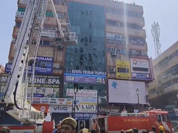 UP: Fire breaks out at building in Noida Sector-18, no casualties reported