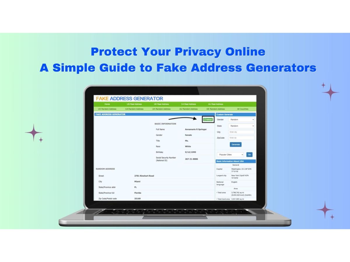 Protect Your Privacy Online: A Simple Guide to Fake Address Generators