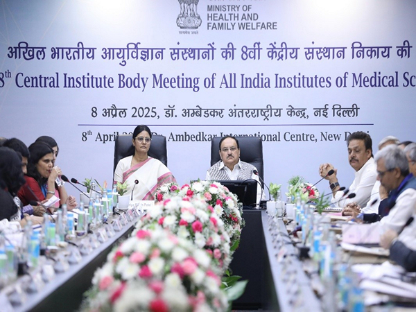 Union Health Minister Nadda chairs 8th central institute body meeting ...
