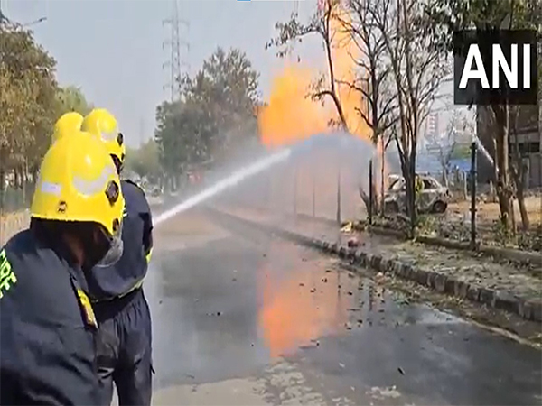 2 vehicles catch fire after CNG pipeline blaze in Gurugram's Sector 52