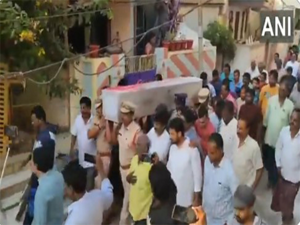 Andhra: Body of Pahalgam terror victim reaches Nellore for last rites