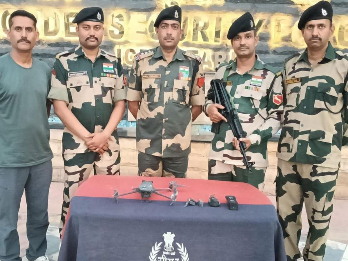 BSF and Punjab Police recover pistol, heroin and drones in Joint Border ...