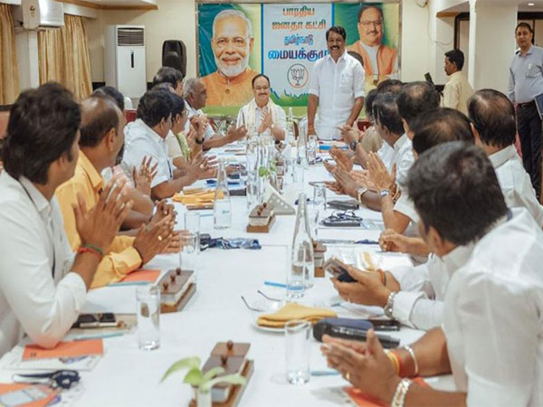 JP Nadda chairs Tamil Nadu BJP core committee meeting in Chennai