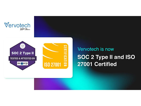 Vervotech Becomes a SOC 2 Type II Compliant & ISO 27001 Certified Mapping Solutions Provider