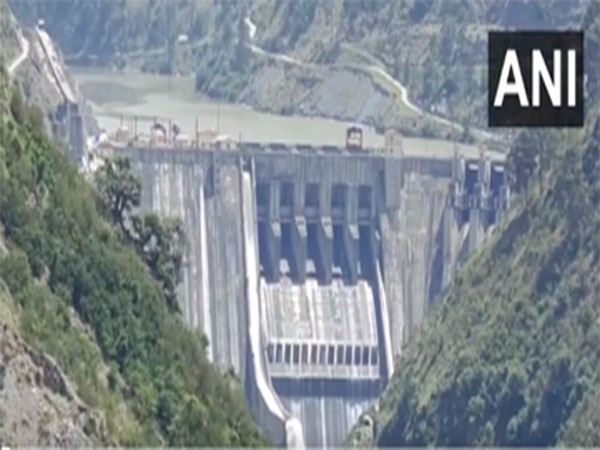 Gates of Baglihar Power Project Dam in J-K closed