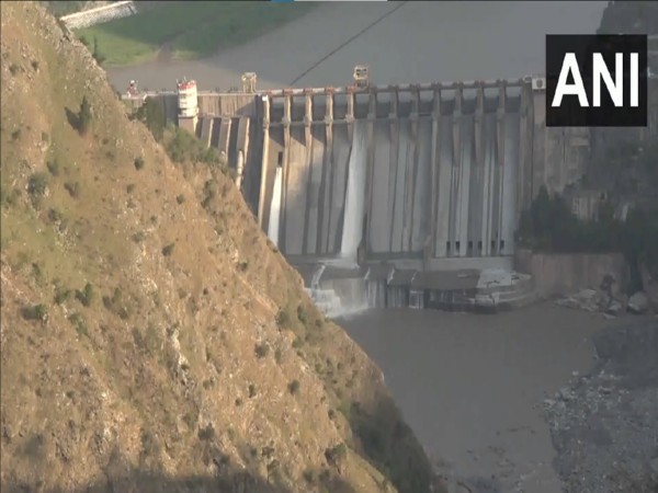 J-K: Gate of Salal dam in Reasi district opened