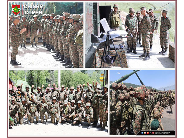 J-K: Chinar Corps commander reviews preparedness along LoC in Kupwara ...