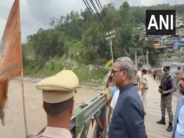 Sikkim Governor Mathur reviews Indreni Bridge amid rising water levels ...