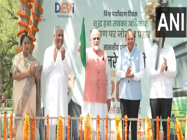 Delhi: PM Modi flags off 200 electric buses on World Environment Day
