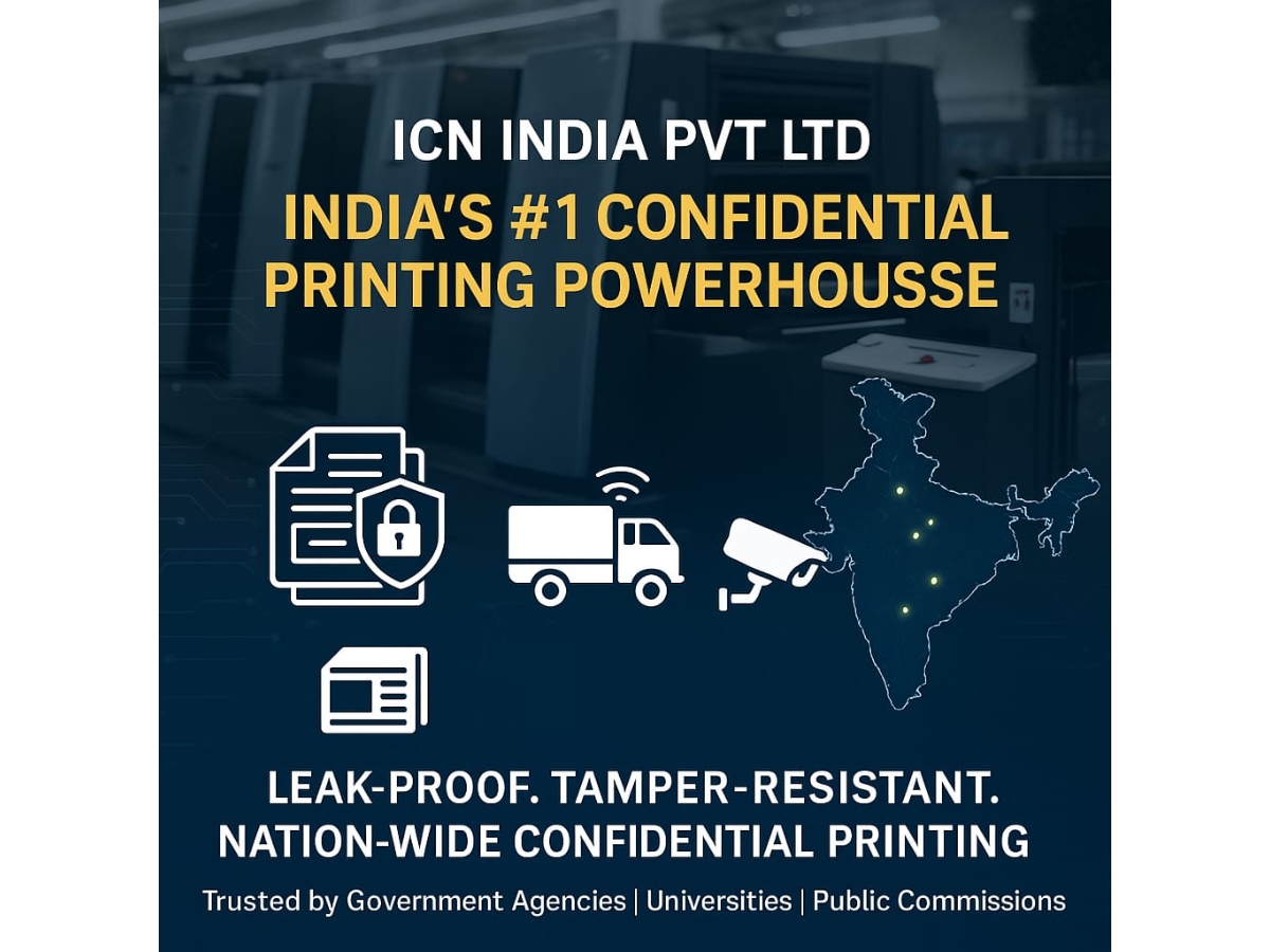 ICN India Announces Leadership as India's Top Confidential Printing ...