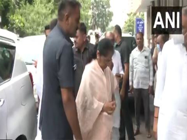 Former Gujarat CM Vijay Rupani's family arrives at hospital to receive ...