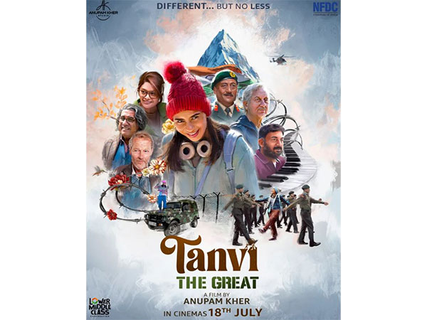 Anupam Kher unveils new poster of his film 'Tanvi The Great', says "it is a canvas of stories"