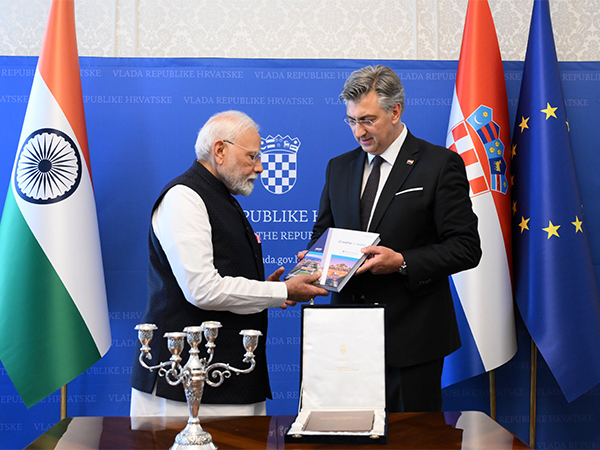 PM Modi receives special gift in Zagreb: Vezdin's Sanskrit Grammar ...