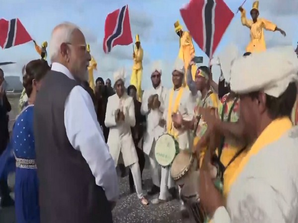 PM Modi receives ceremonial welcome in Trinidad and Tobago, interacts with Indian diaspora