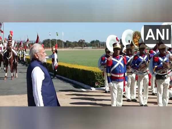 PM Modi accorded ceremonial welcome at Alvorada Palace in Brasilia, Brazilian President receives him