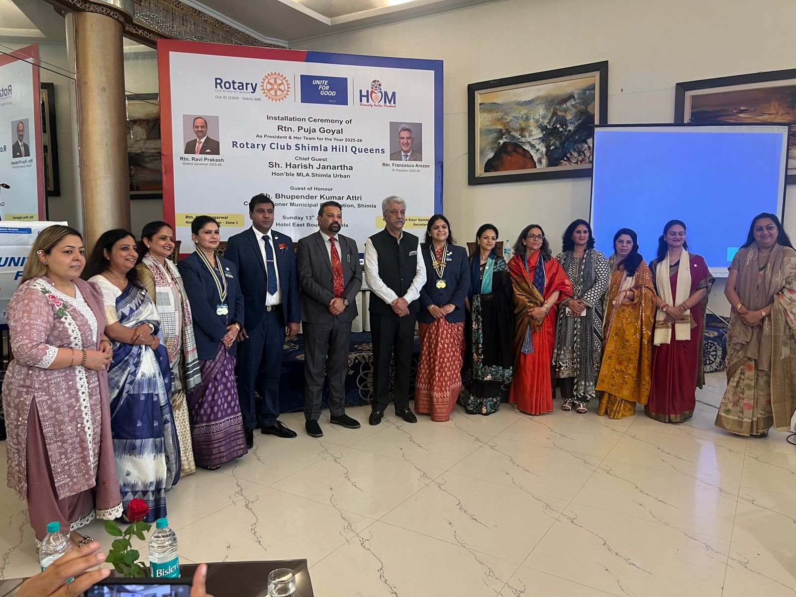 Puja Goyal takes charge as 5th President of Rotary Club Shimla Hill Queen