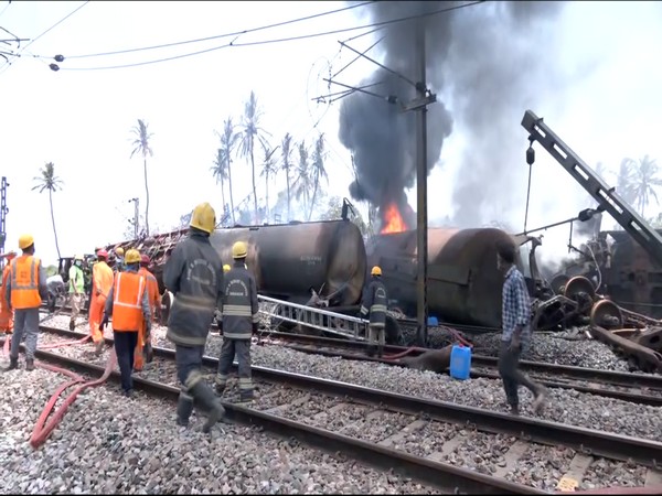 Train movement restored after diesel train fire near Tiruvallur ...