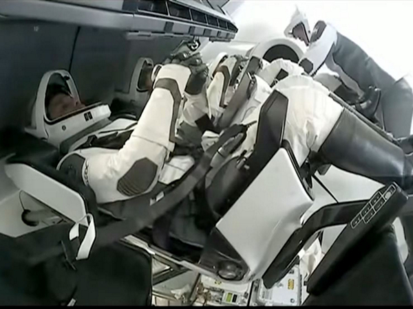 "Hatch closed, indicator aligned," Ax-4 crew moves for undocking aboard ...