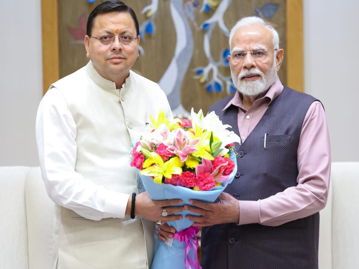 Uttarakhand CM Dhami meets PM Modi in Delhi