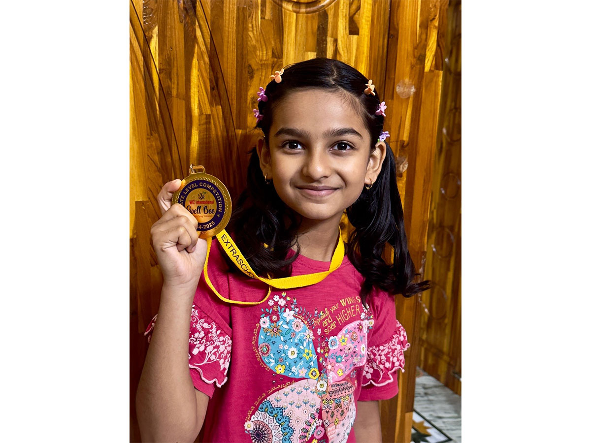 Student Aanvi Shines Globally with International Spell Bee Victory and ...