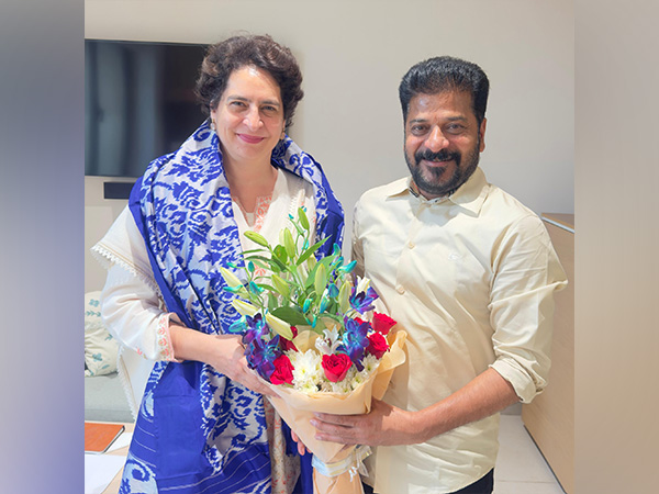CM Revanth Reddy meets Priyanka Gandhi, discusses caste survey in Telangana