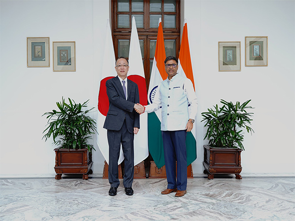 Vikram Misri meets his Japanese counterpart Takehiro Funakoshi in Delhi