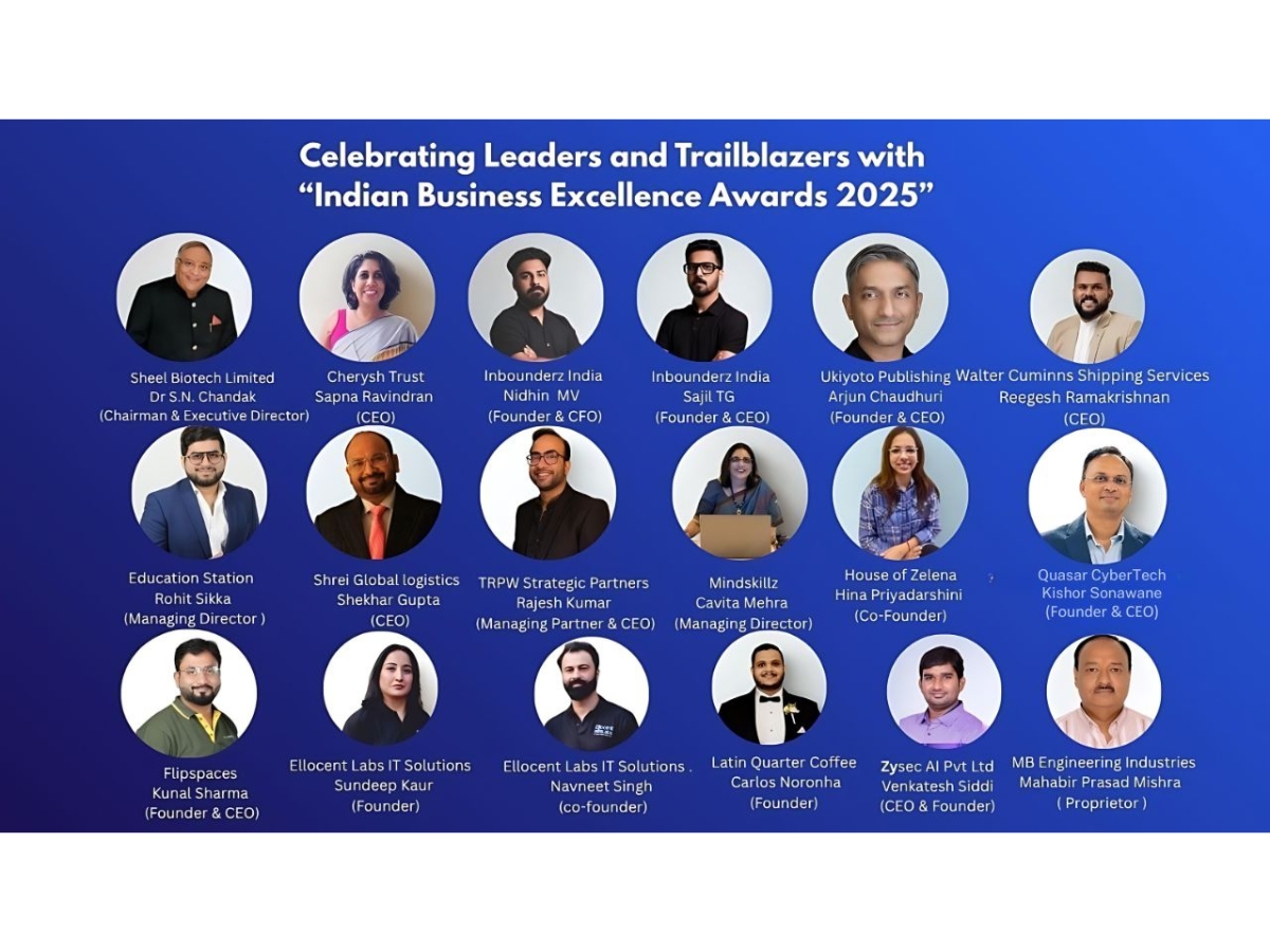 Celebrating Leaders and Trailblazers with 'Indian Business Excellence Awards 2025'