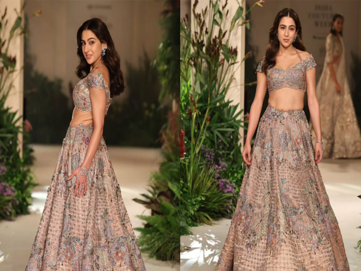 ICW 2025: Sara Ali Khan walks for Aisha Rao's debut show, stuns in ...