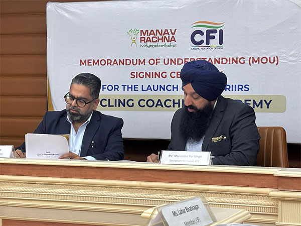 Cycling Federation of India, Manav Rachna University sign MoU to ...