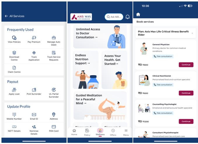 Axis Max Life Insurance Launches All-in-One App with Wellness Benefits ...