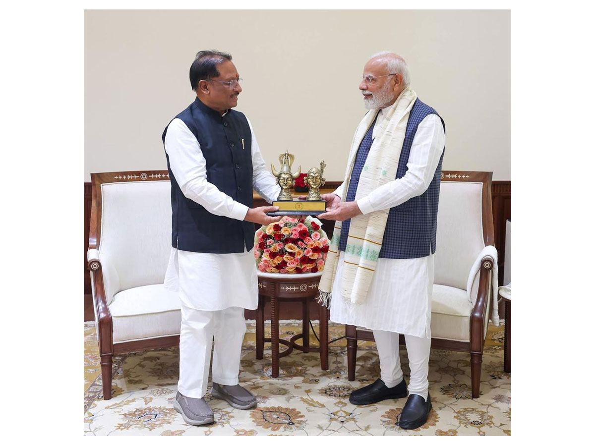 CM Vishnu Deo Sai invites PM Modi to attend 'Amrit Rajat Mahotsav' of ...