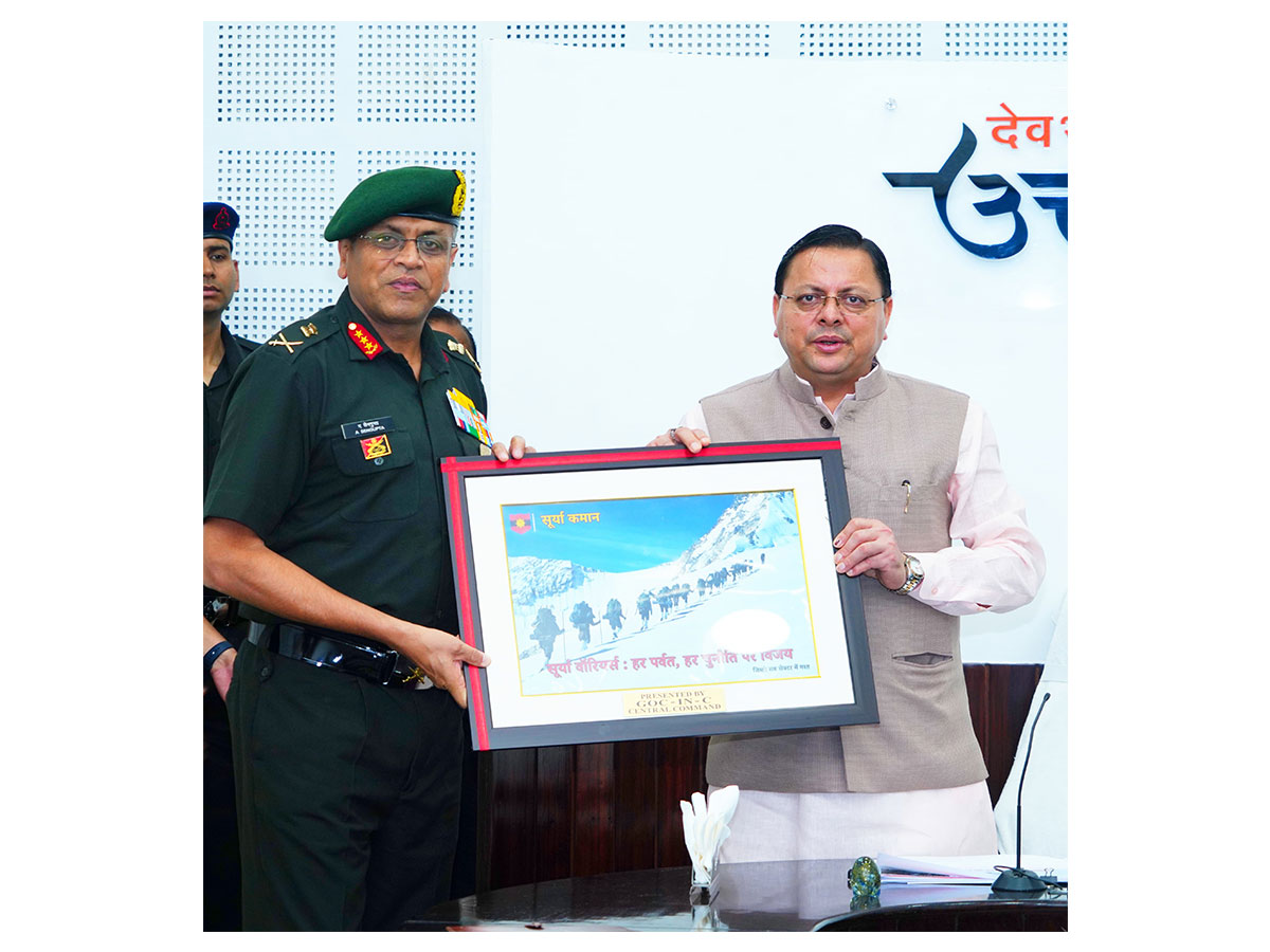 CM Dhami, Lt Gen discusses coordination between military, civil admin ...
