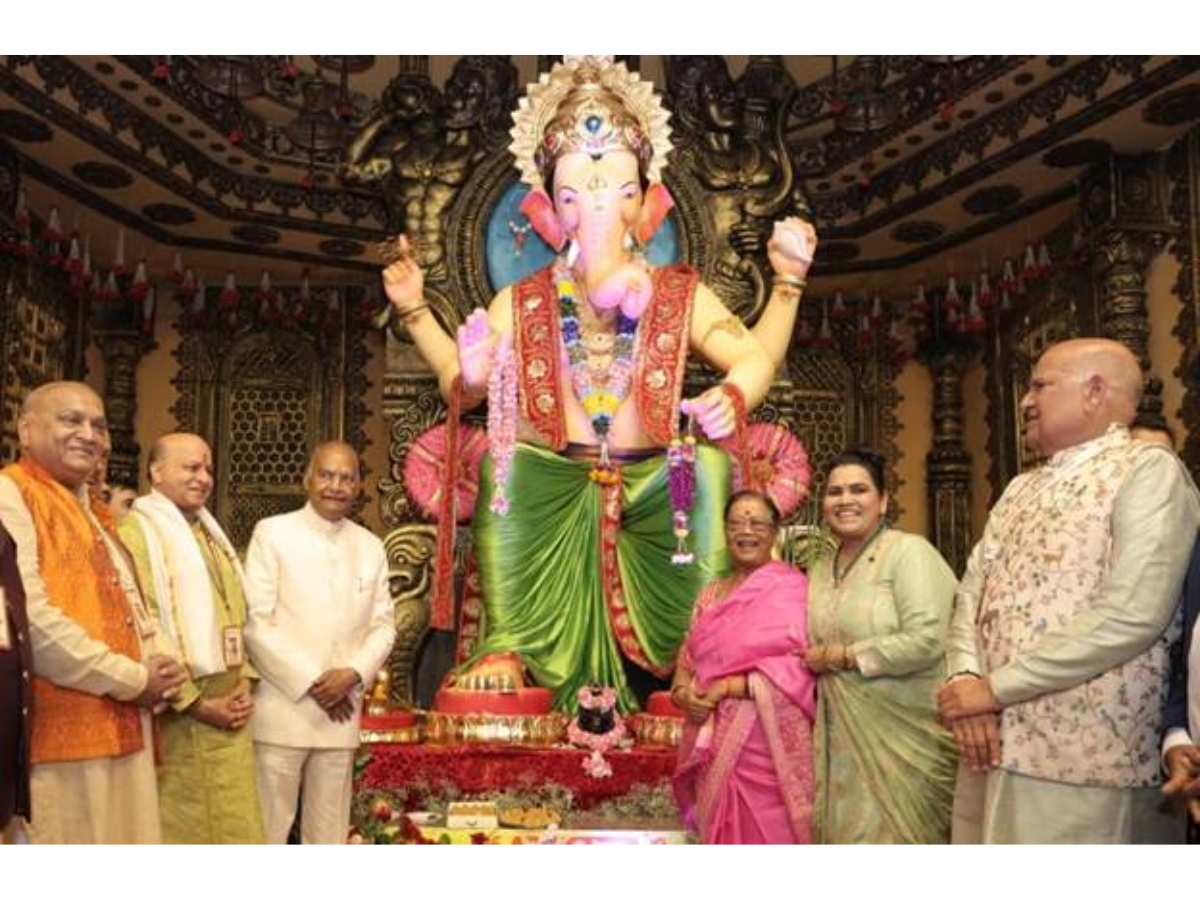 Grand Inauguration of 'Lal Bagh Ka Raja' Ganpati Festival in Delhi by ...