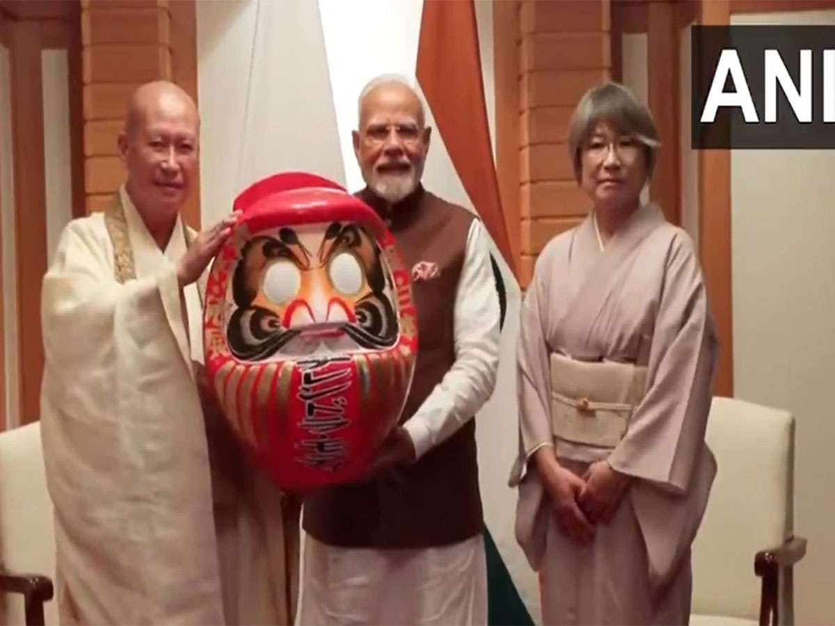PM Modi gifted with traditional Daruma doll during his Japan visit