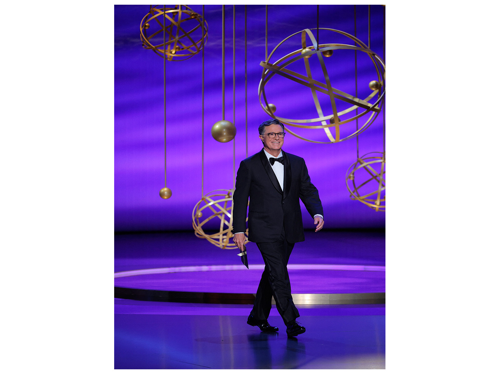 Stephen Colbert receives standing ovation for Emmys 2025 Win after talk ...