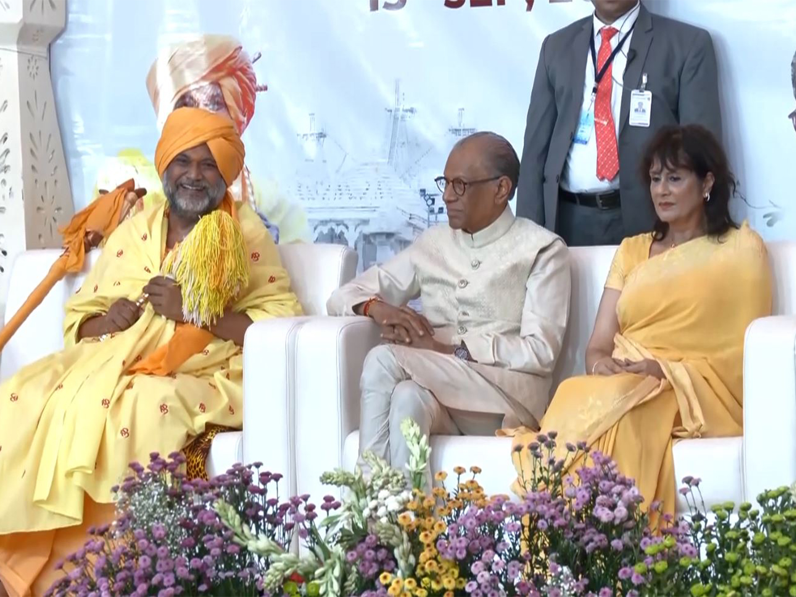 Mauritius PM Navinchandra Ramgoolam visits Bramarishi Ashram in Tirupati