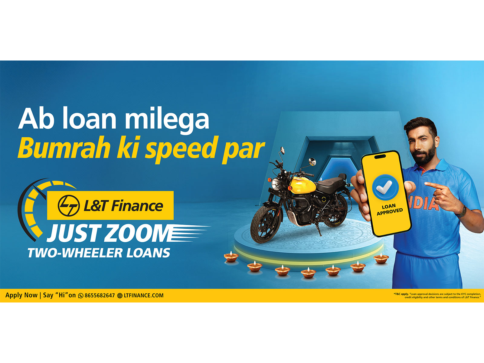 L&T Finance Ltd. Unveils TV Commercial 'Just Zoom Two-wheeler Loans ...