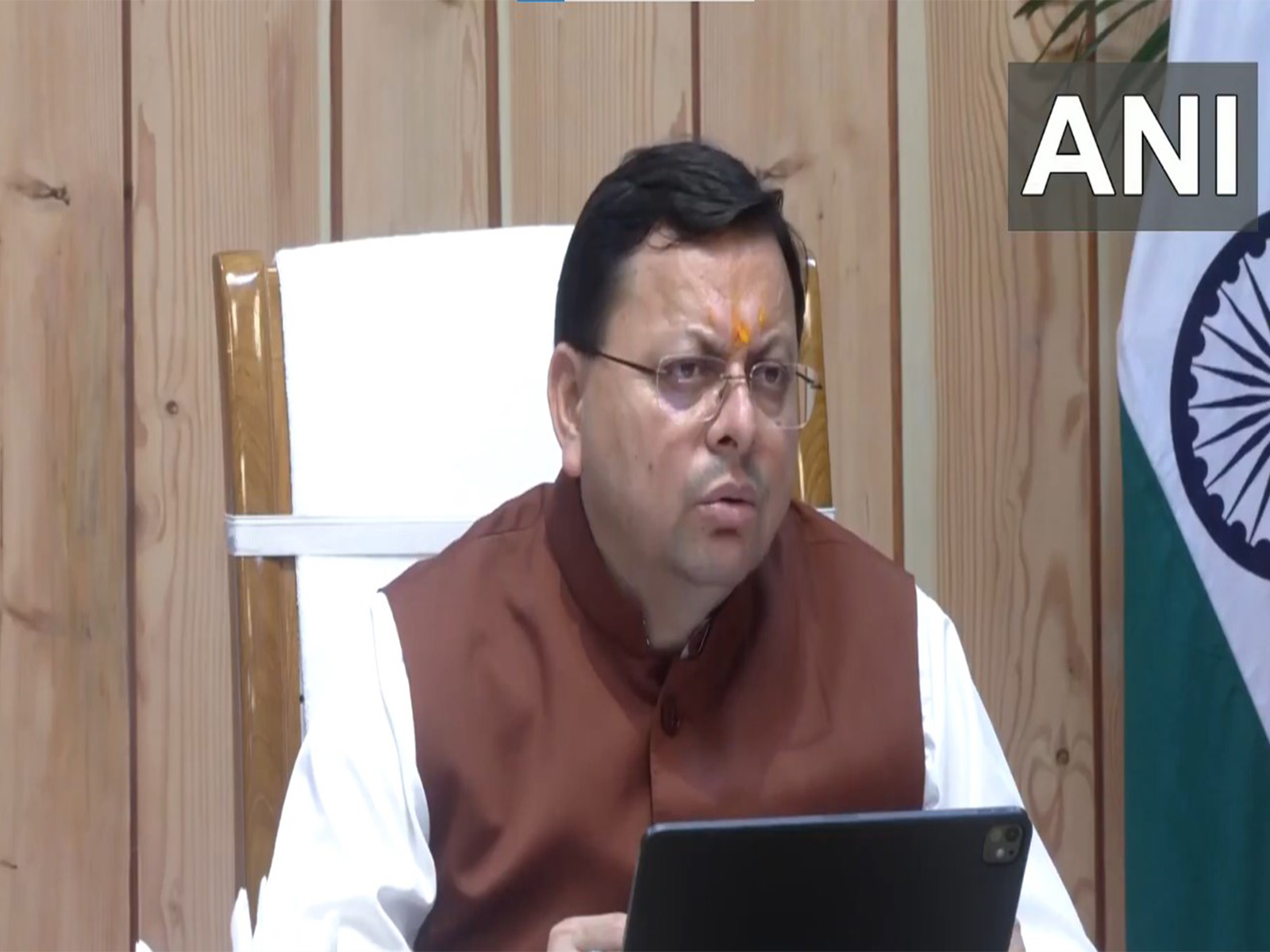 "Pray to God for safety of all": Uttarakhand CM Dhami after 10 missing in Chamoli cloudburst