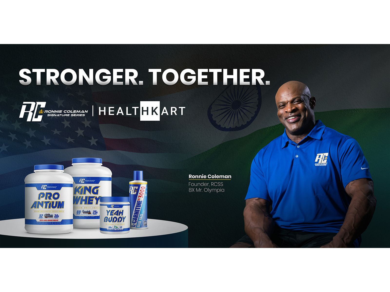 Ronnie Coleman Signature Series Teams Up with HealthKart for Strategic ...