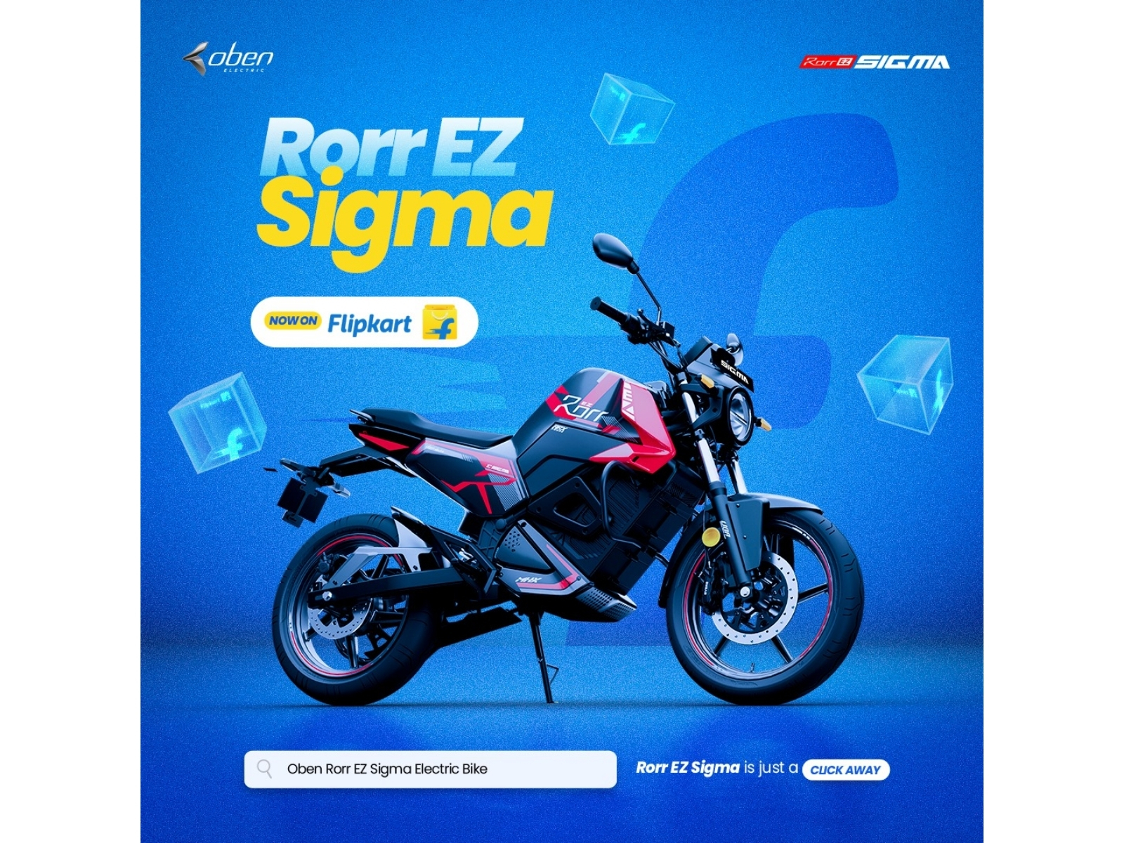 Oben Electric's Rorr EZ Sigma Now Available on Flipkart