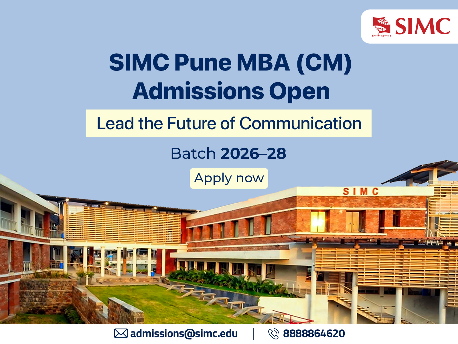 SIMC Pune Announces MBA (CM) Admissions Open via SNAP 2025